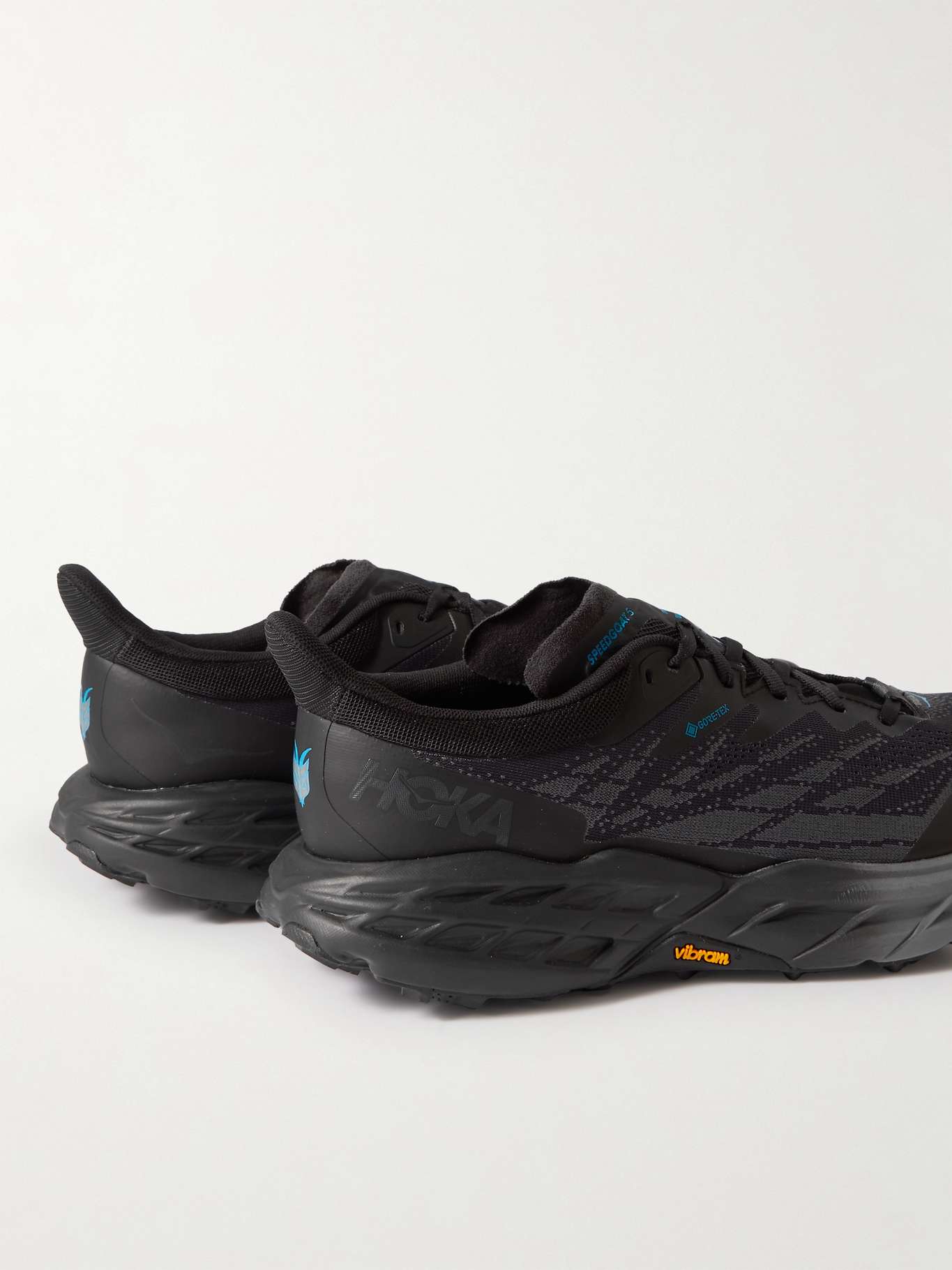 HOKA Speedgoat 5 Rubber-Trimmed GORE-TEX Mesh Running Sneakers for Men ...