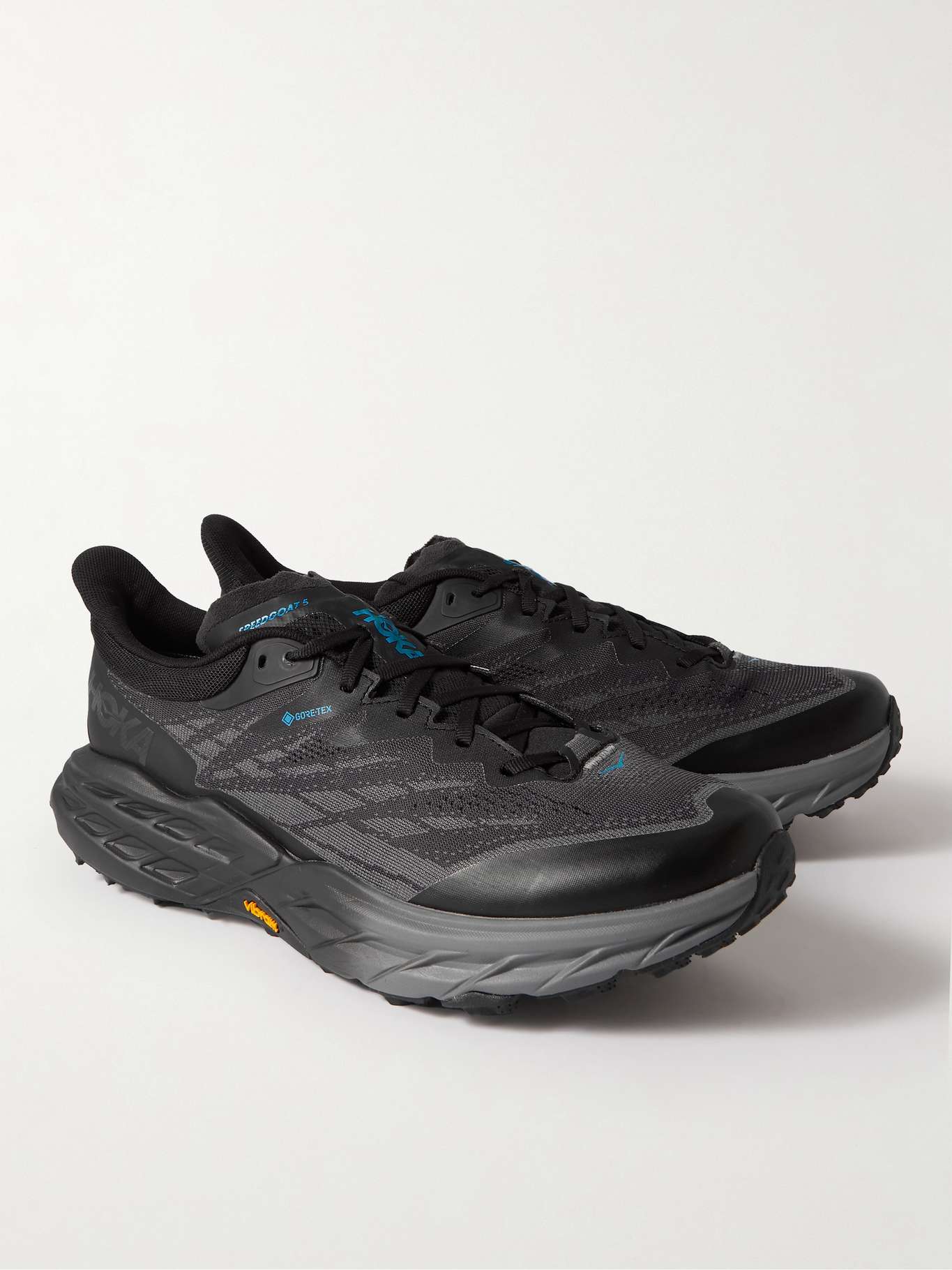 HOKA Speedgoat 5 Rubber-Trimmed GORE-TEX Mesh Running Sneakers for Men ...
