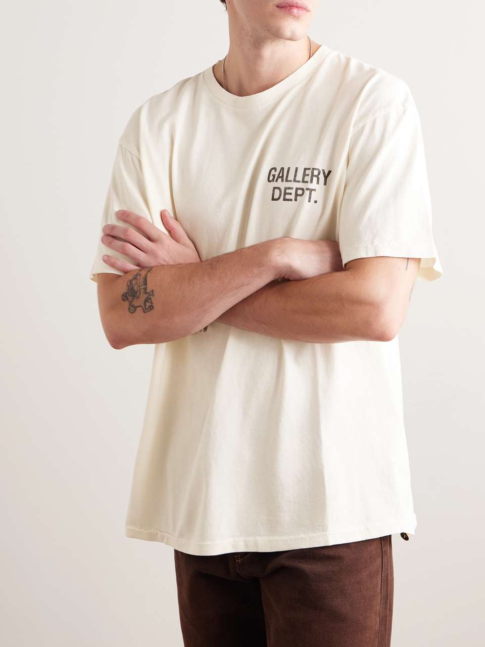 GALLERY DEPT. Logo-Print Cotton-Jersey T-Shirt for Men | MR PORTER