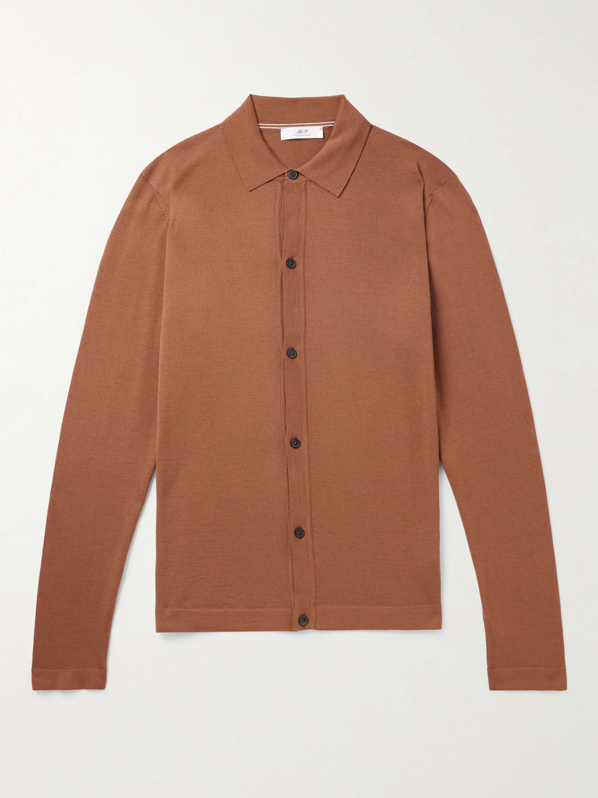 MR P. Frank Merino Wool Cardigan for Men | MR PORTER