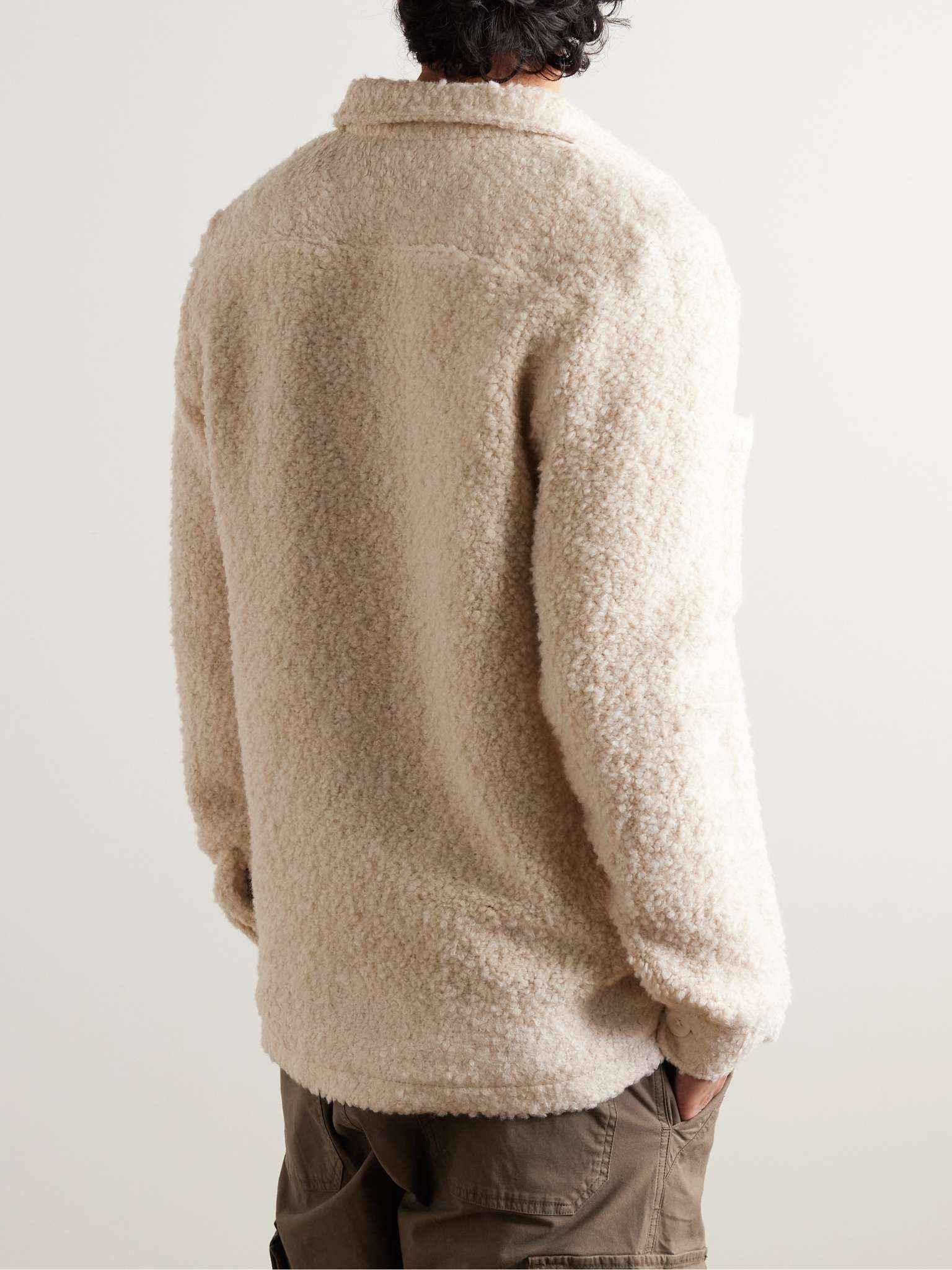 PORTUGUESE FLANNEL Curly Bouclé Overshirt for Men | MR PORTER