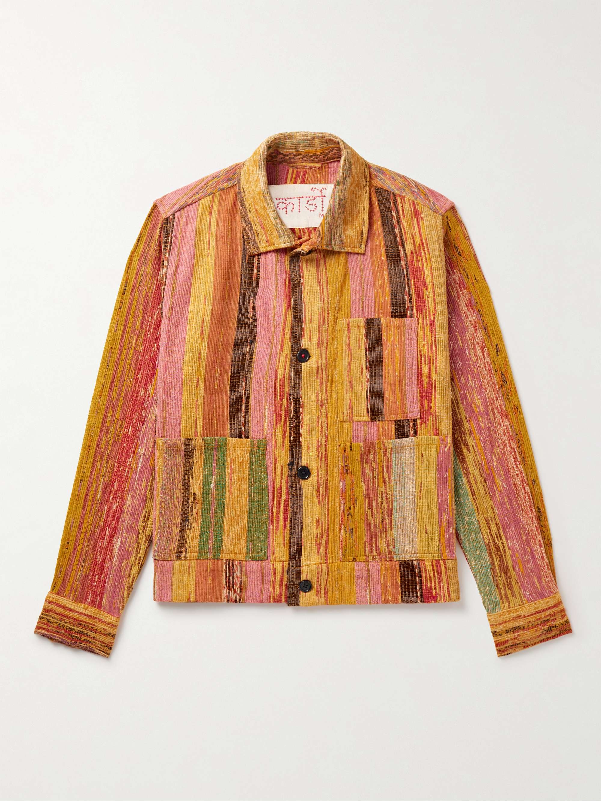 KARDO Bodhi Embroidered Cotton Chore Jacket for Men | MR PORTER