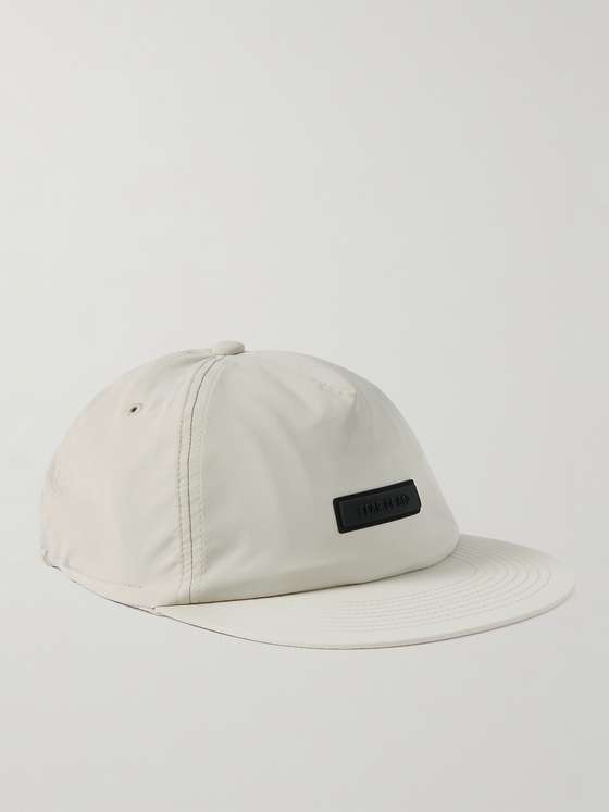 FEAR OF GOD ESSENTIALS Logo-Appliquéd Shell Baseball Cap for Men | MR ...
