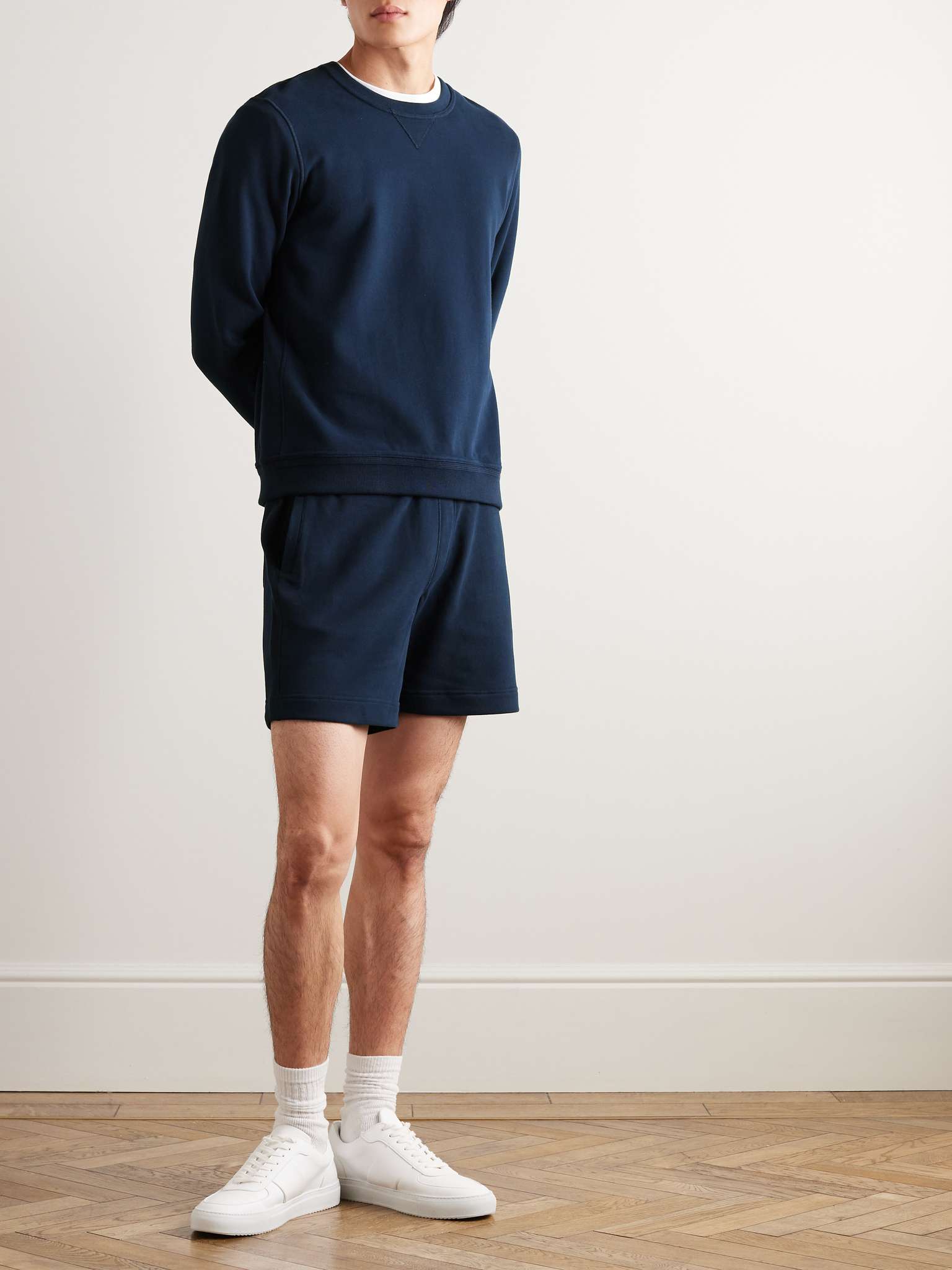 MR P. Straight-Leg Cotton-Jersey Drawstring Shorts for Men | MR PORTER