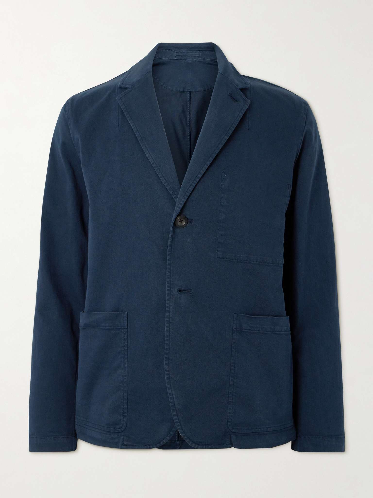 MR P. Garment-Dyed Stretch-Cotton Twill Blazer for Men | MR PORTER