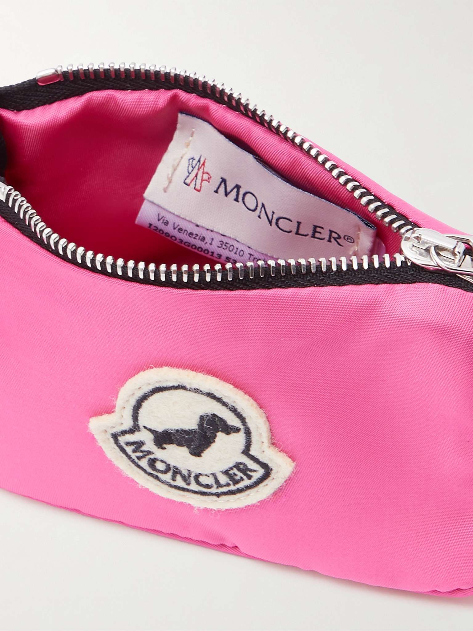 Pink + Poldo Dog Couture Logo-Appliquéd Shell Dog Pouch | MONCLER ...