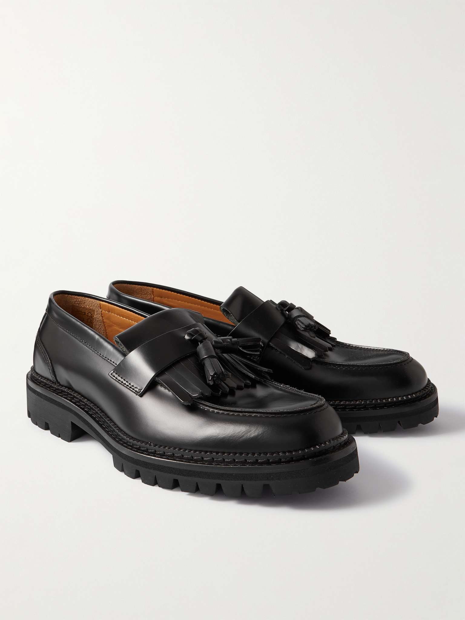 MR P. Jacques Fringed Tasselled Leather Loafers for Men | MR PORTER