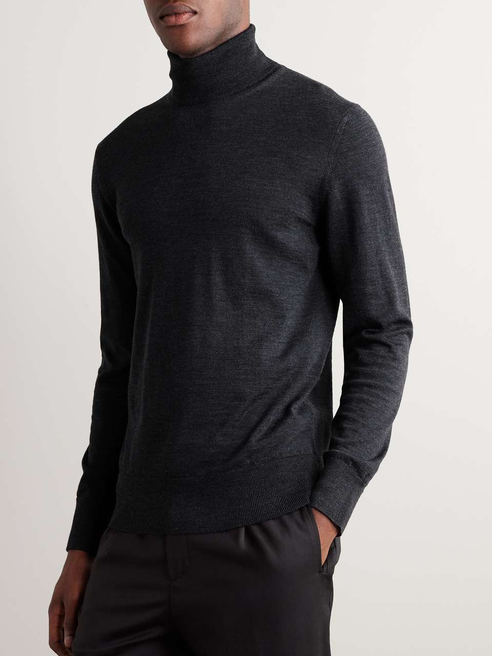 MR P. Slim-Fit Merino Wool Rollneck Sweater for Men | MR PORTER