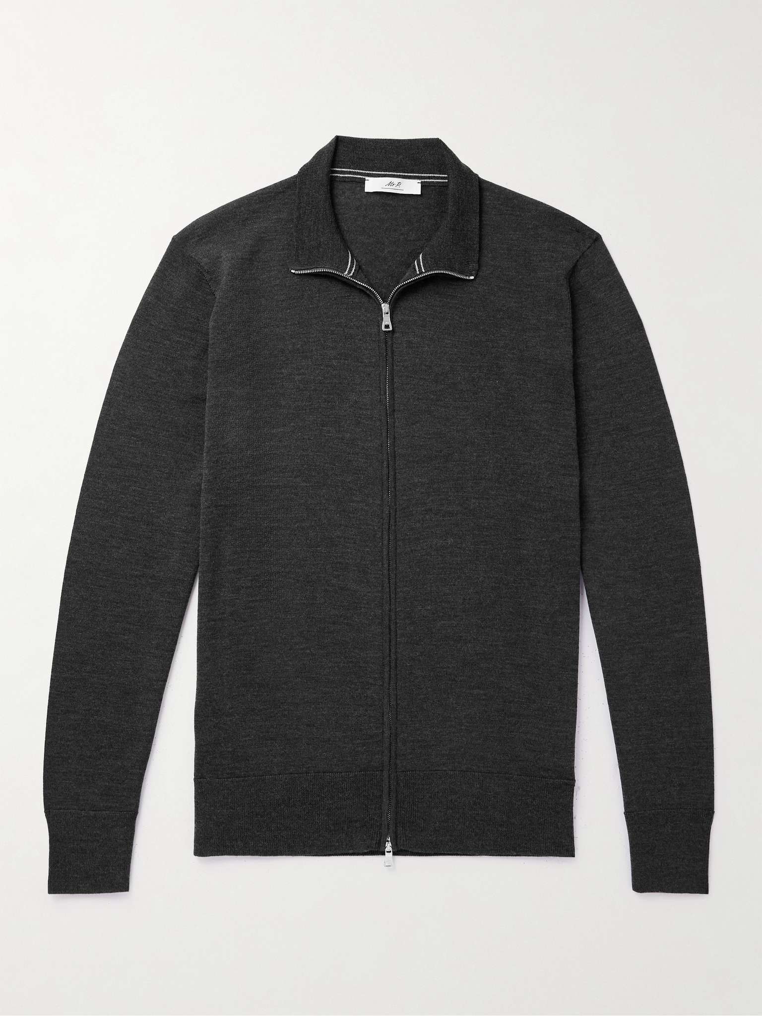 MR P. Richard Merino Wool Zip-Up Cardigan for Men | MR PORTER