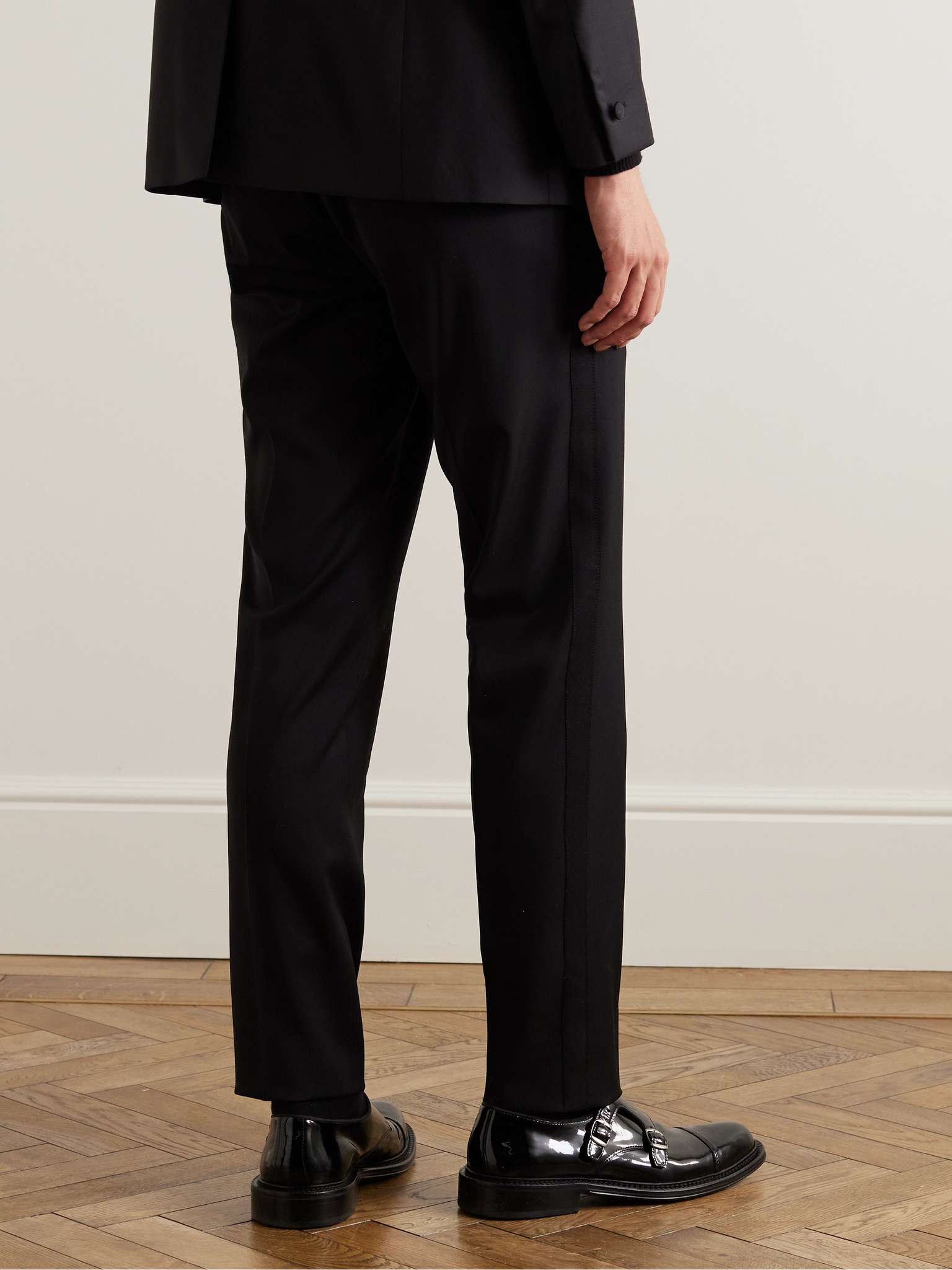MR P. Slim-Fit Wool Tuxedo Trousers for Men | MR PORTER
