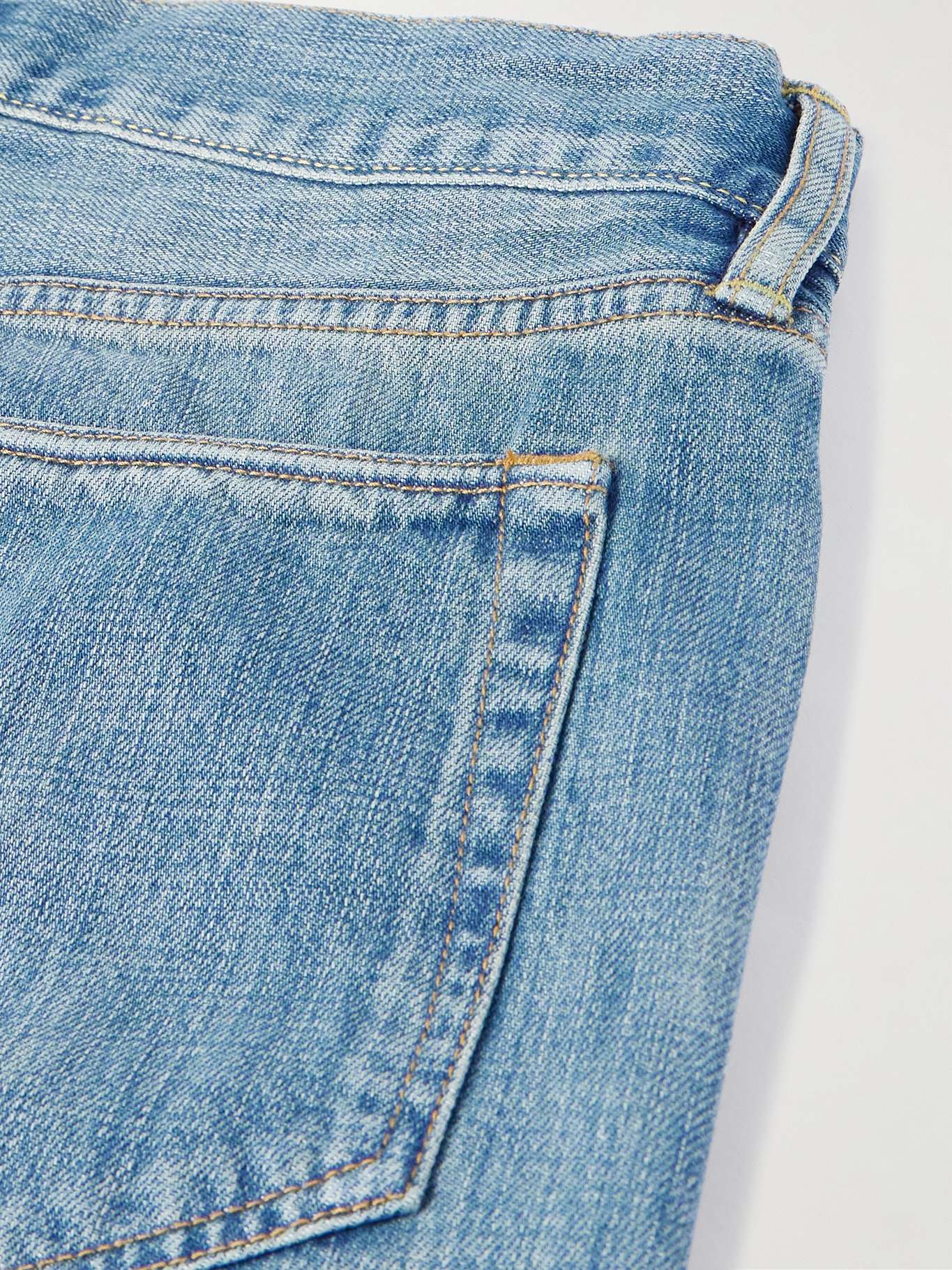Blue Straight-Leg Organic Selvedge Jeans | MR P. | MR PORTER