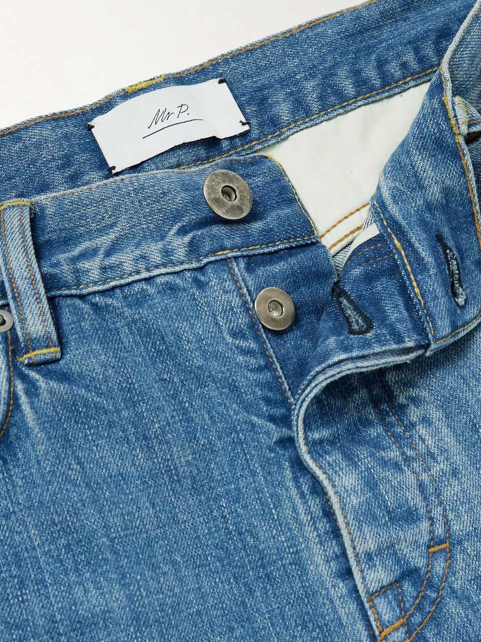 MR P. Slim-Fit Organic Selvedge Jeans for Men | MR PORTER