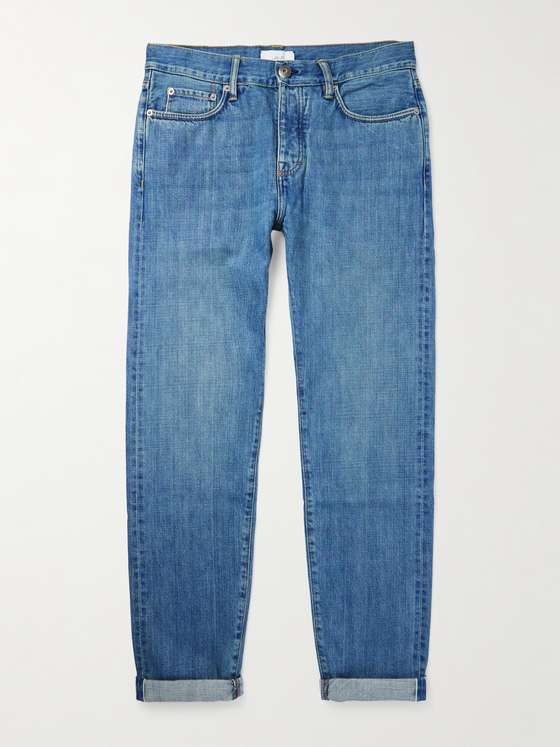 MR P. Slim-Fit Organic Selvedge Jeans for Men | MR PORTER