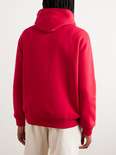 Red Printed Cotton-Blend Jersey Hoodie | POLO RALPH LAUREN | MR PORTER