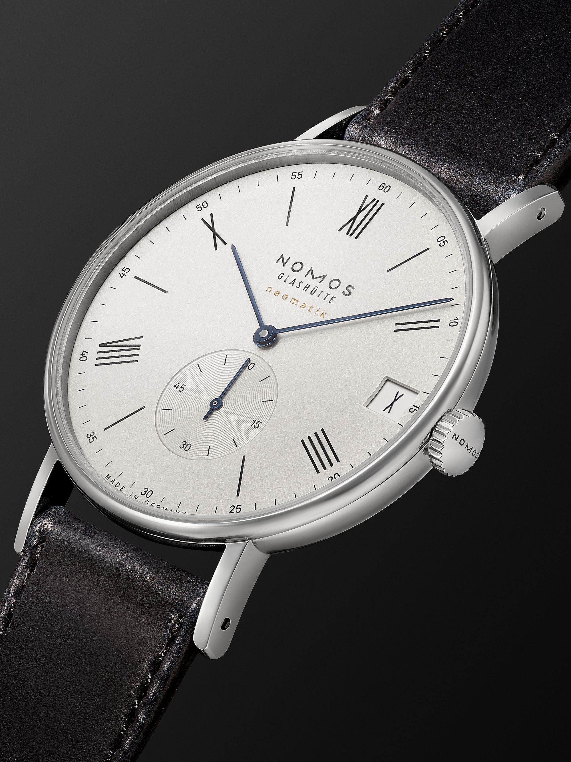 NOMOS GLASHÜTTE Ludwig Neomatik Automatic 40.5mm Stainless Steel and ...