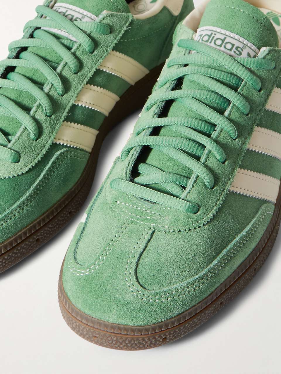 ADIDAS ORIGINALS Handball Spezial Leather-Trimmed Suede Sneakers for ...