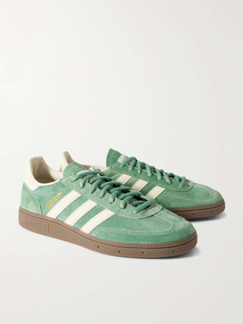 ADIDAS ORIGINALS Handball Spezial Leather-Trimmed Suede Sneakers for ...