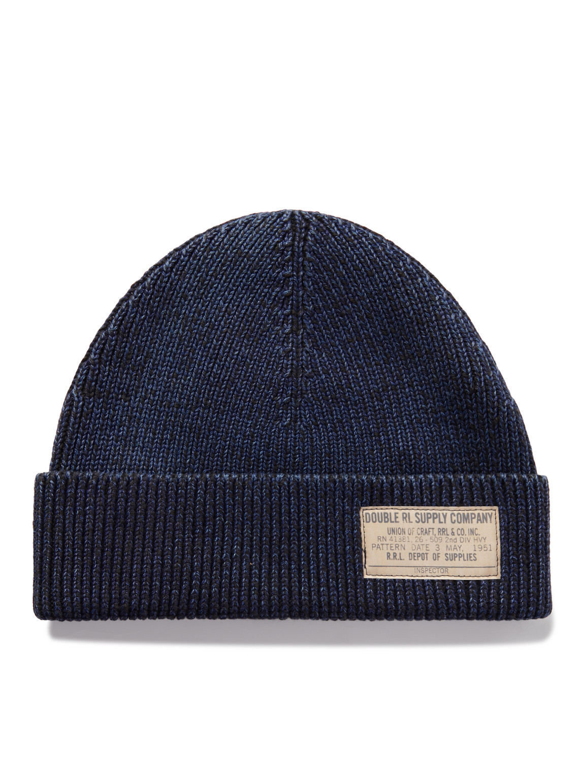 RRL - Logo-Appliquéd Cotton-Twill Baseball Cap - Men - Blue for ผู้ชาย
