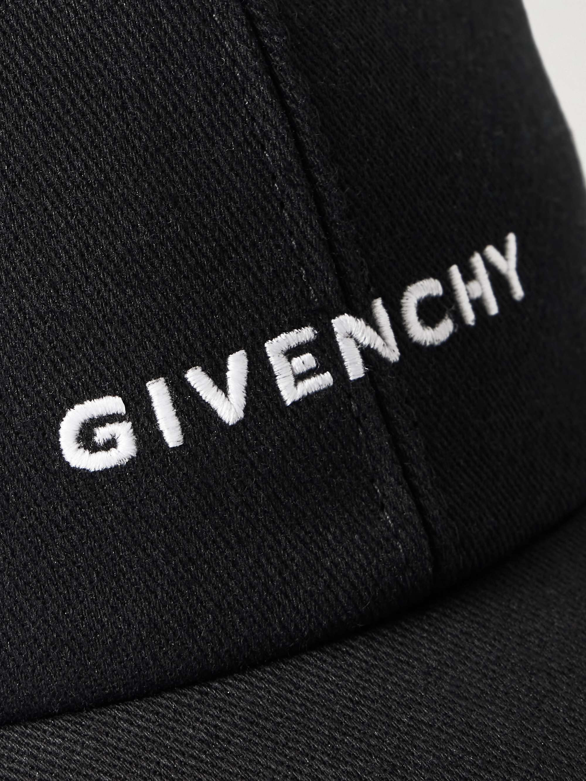 GIVENCHY Logo-Embroidered Cotton-Blend Twill Baseball Cap for Men | MR ...