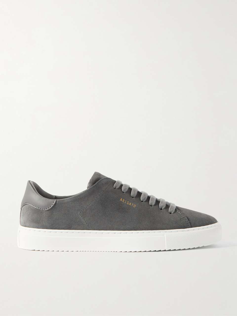 AXEL ARIGATO Clean 90 Leather-Trimmed Suede Sneakers for Men | MR PORTER