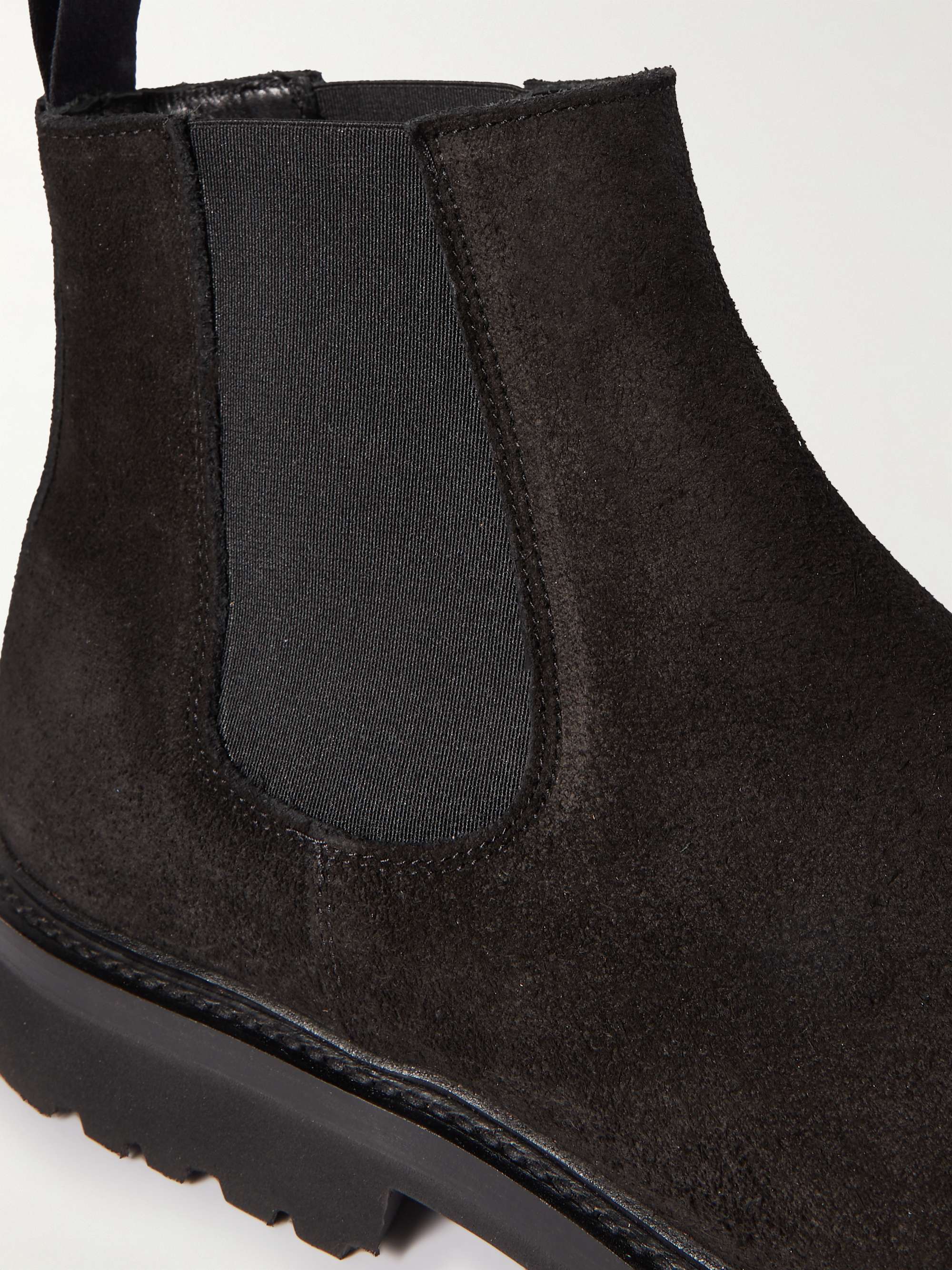 GEORGE CLEVERLEY Jason II Waxed-Suede Chelsea Boots for Men | MR PORTER