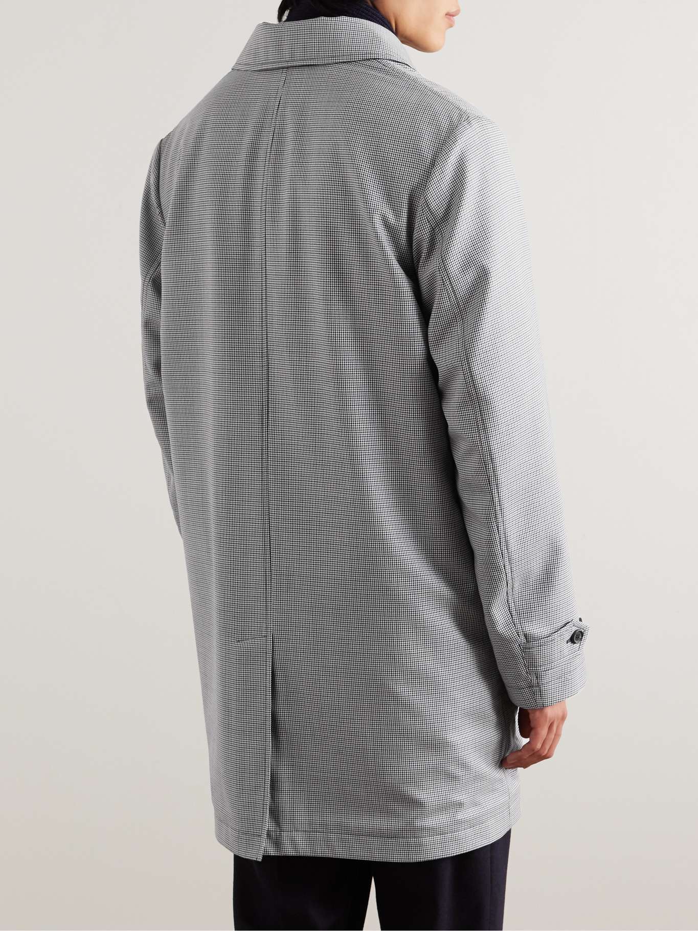DUNHILL Reversible Houndstooth Woven Coat for Men | MR PORTER