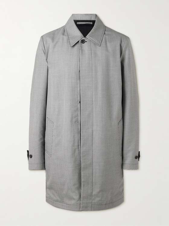 DUNHILL Reversible Houndstooth Woven Coat for Men | MR PORTER