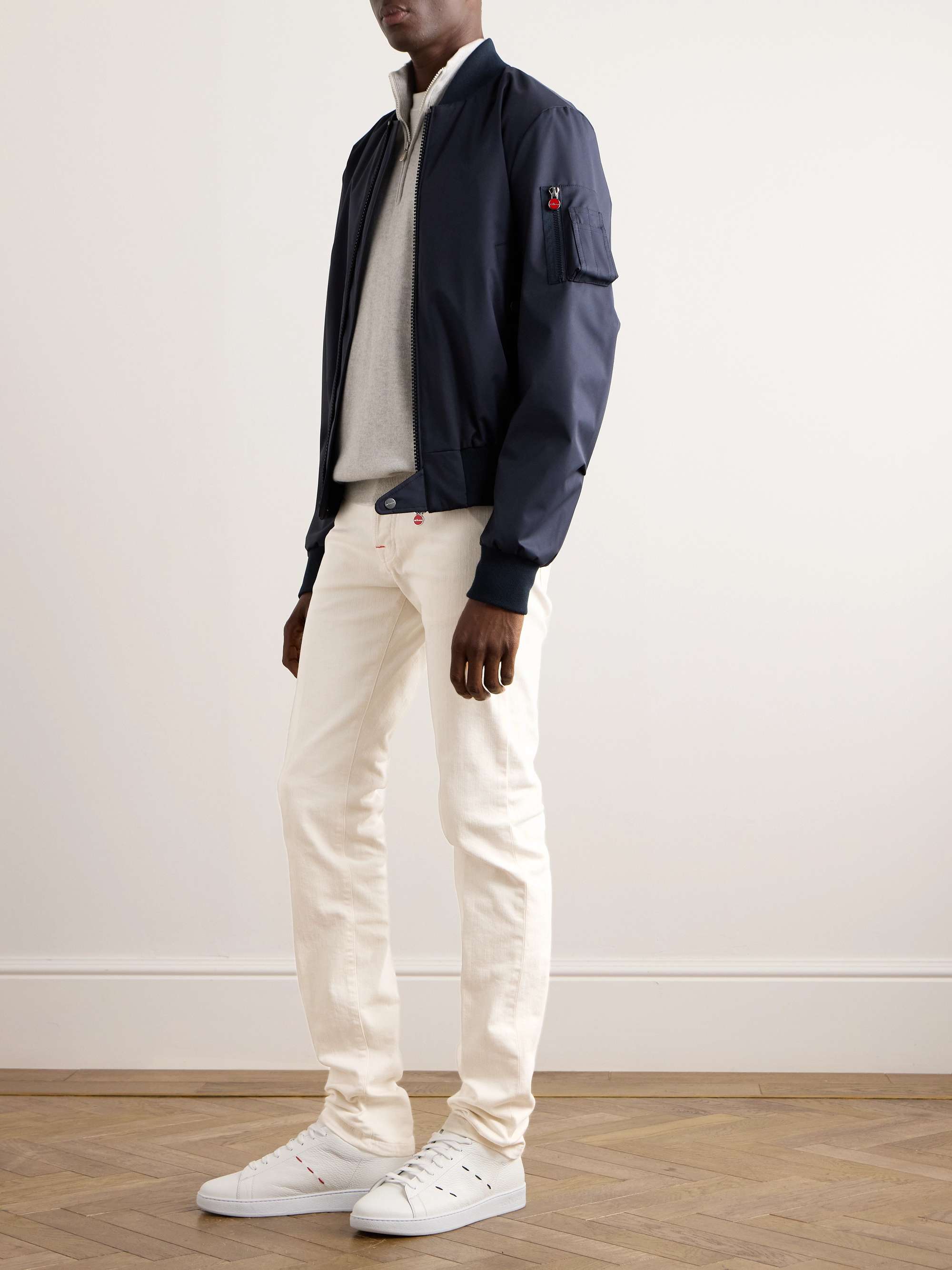 Ivory Straight-Leg Jeans | KITON | MR PORTER