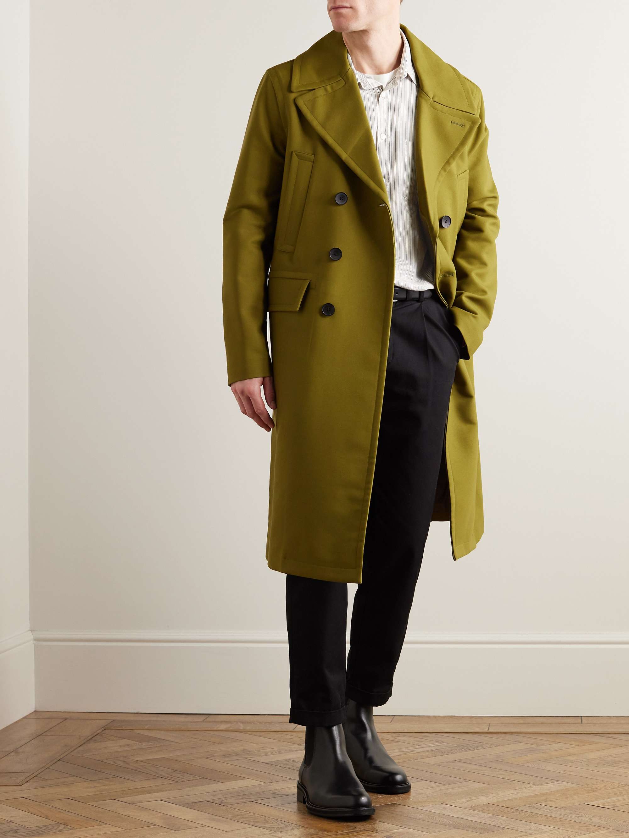 MR P. Pinstriped Organic Cotton Oxford Shirt for Men | MR PORTER