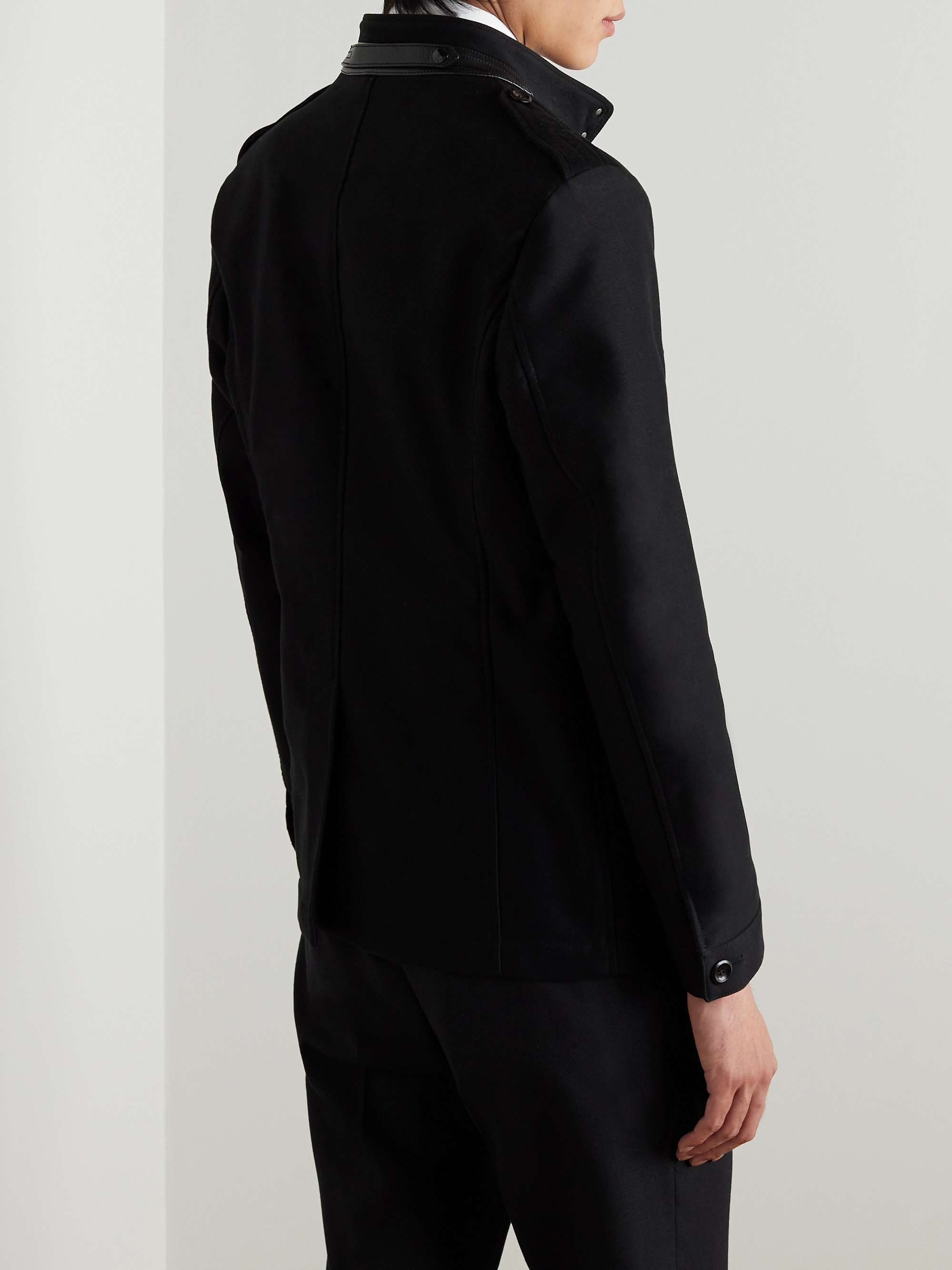 TOM FORD Slim-Fit Cotton-Moleskine Coat for Men | MR PORTER