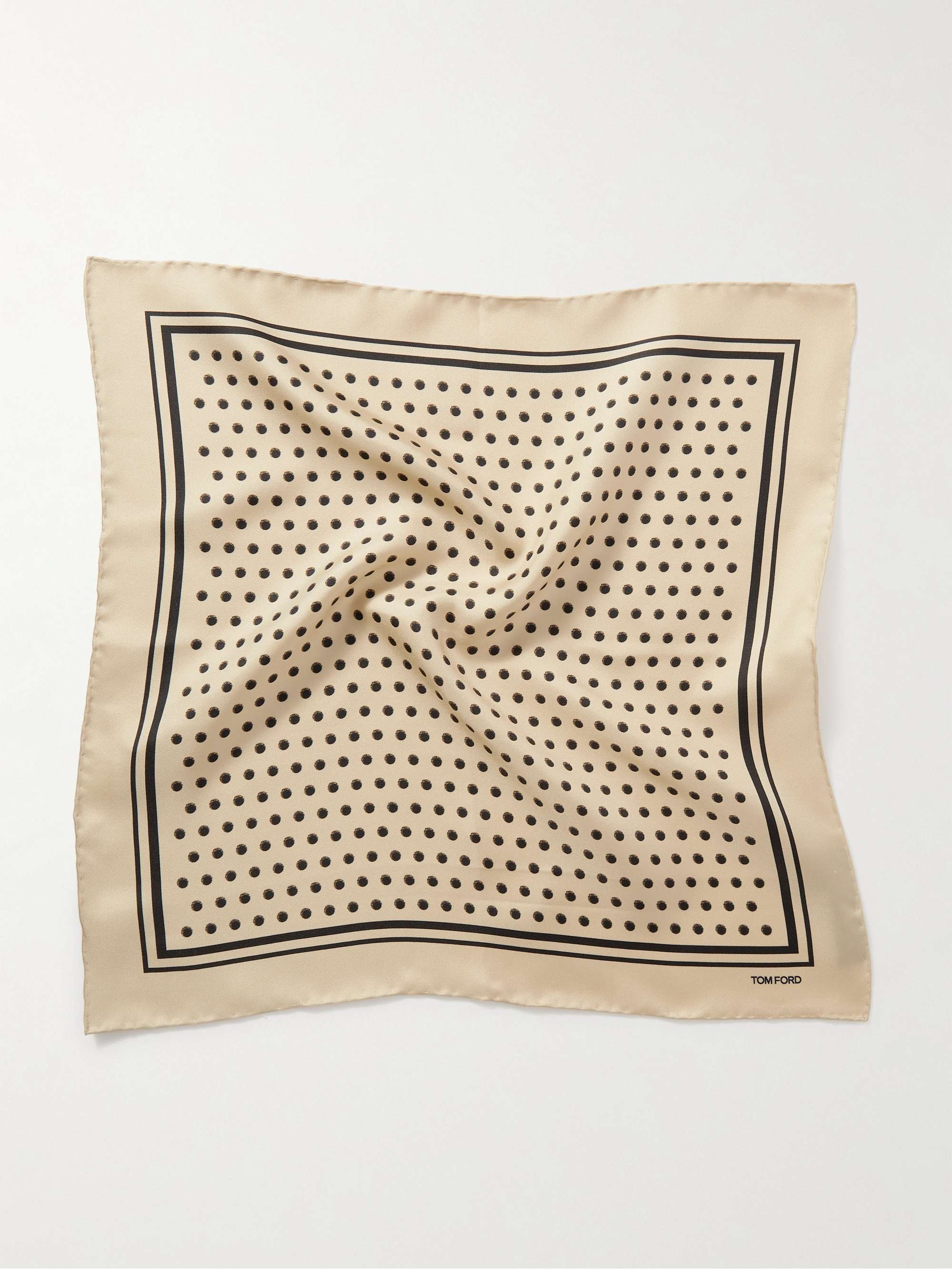 Tom Ford Polka Dot Silk Twill Pocket Square For Men Mr Porter