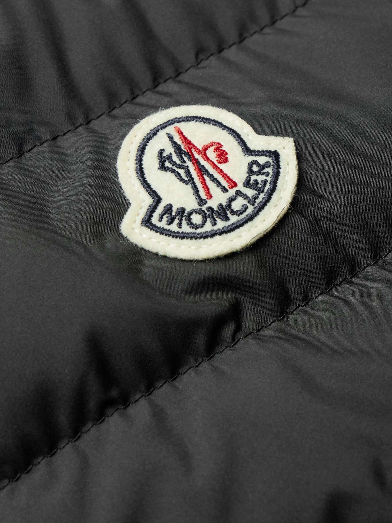 MONCLER Striped Quilted Shell Down Bomber Jacket for Men | MR PORTER