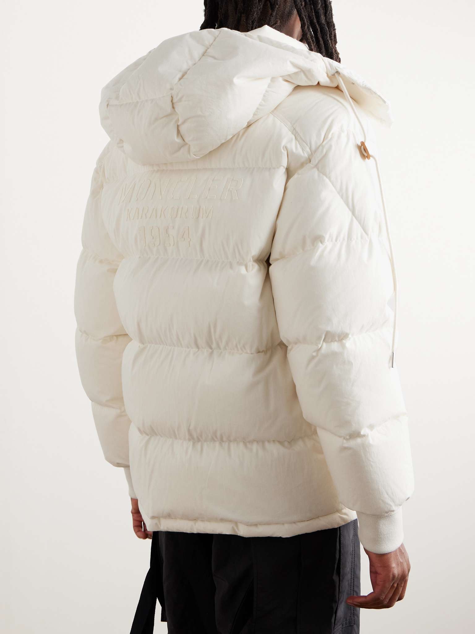 MONCLER Karakorum Cotton Hooded Down Jacket for Men | MR PORTER