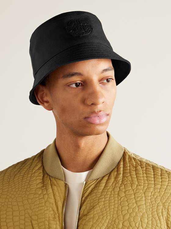MONCLER GENIUS + Roc Nation by Jay-Z Logo-Appliquéd Twill Bucket Hat ...
