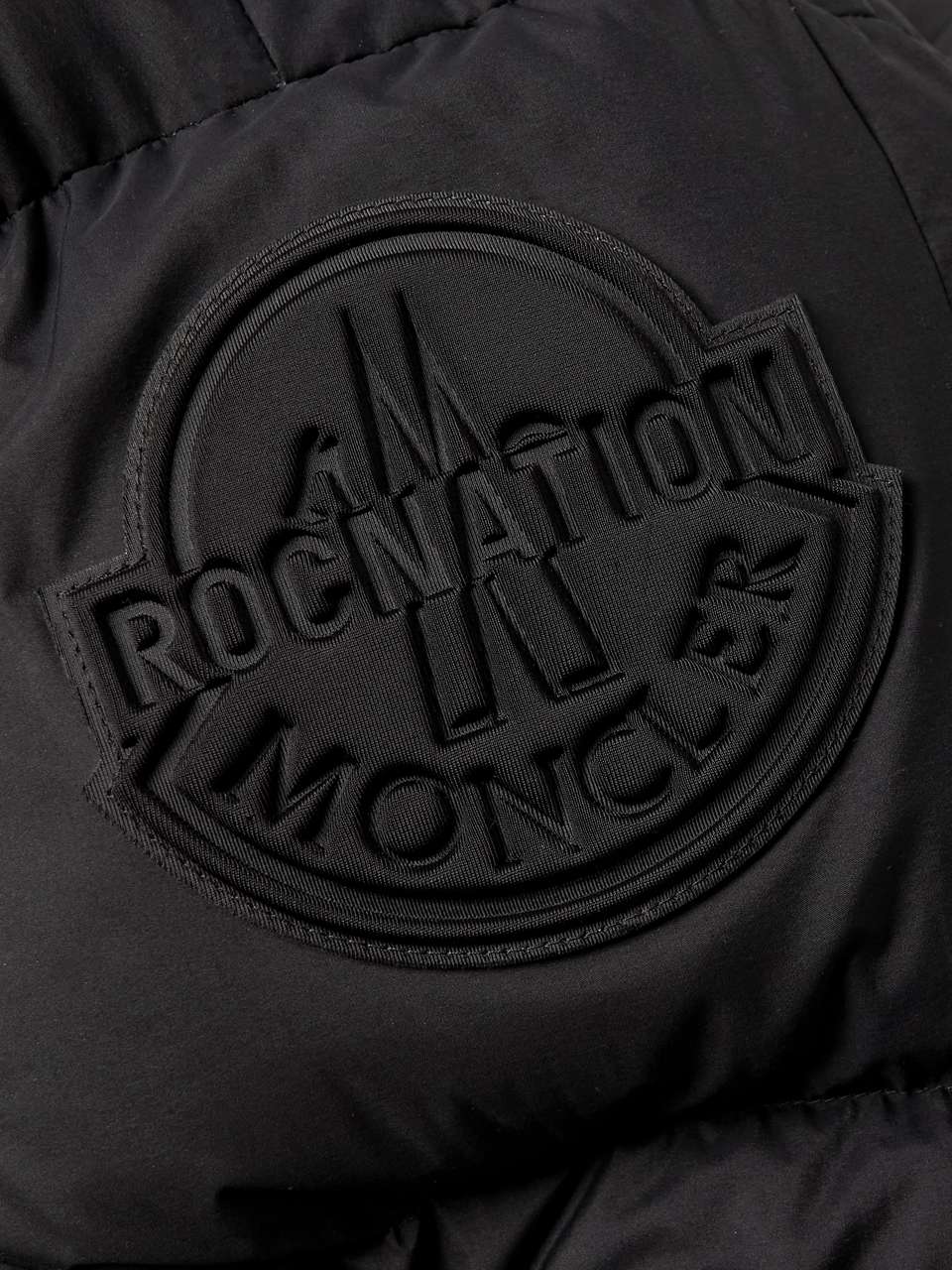 MONCLER GENIUS + Roc Nation by Jay-Z Antila Logo-Appliquéd Quilted ...