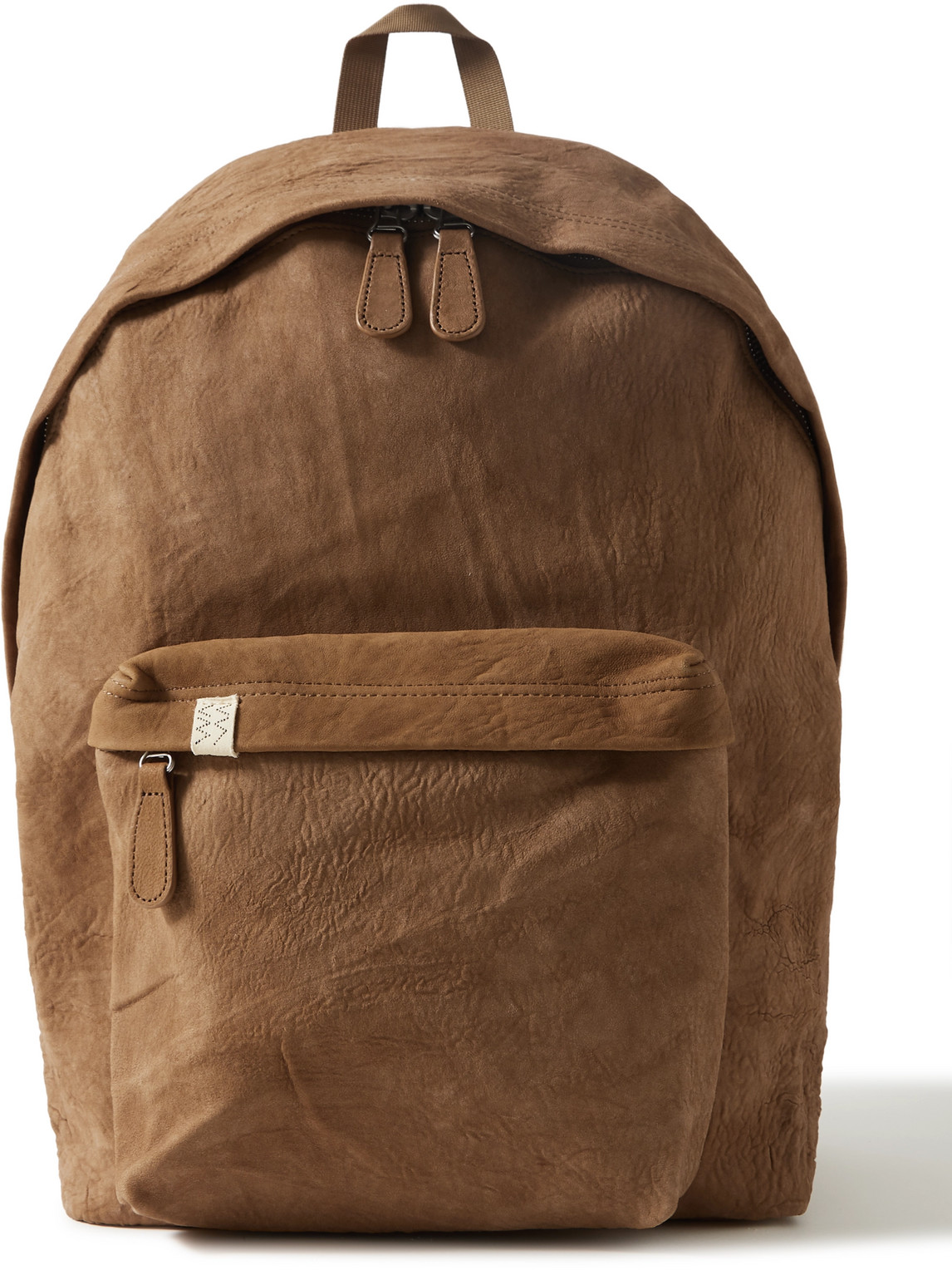 Visvim Crinkled-Leather Backpack | Smart Closet