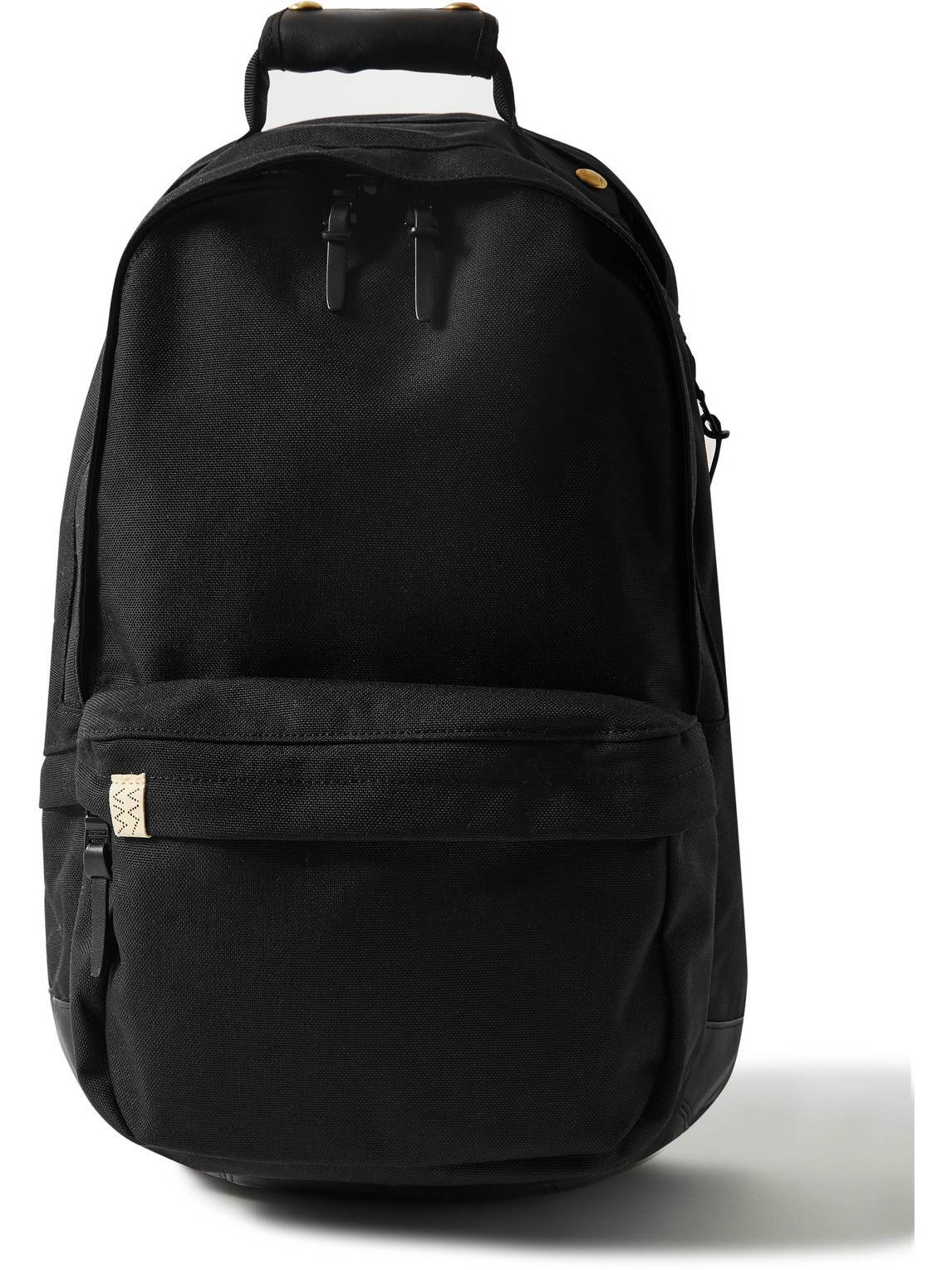 Visvim Leather-trimmed Cordura® Backpack In Black | ModeSens