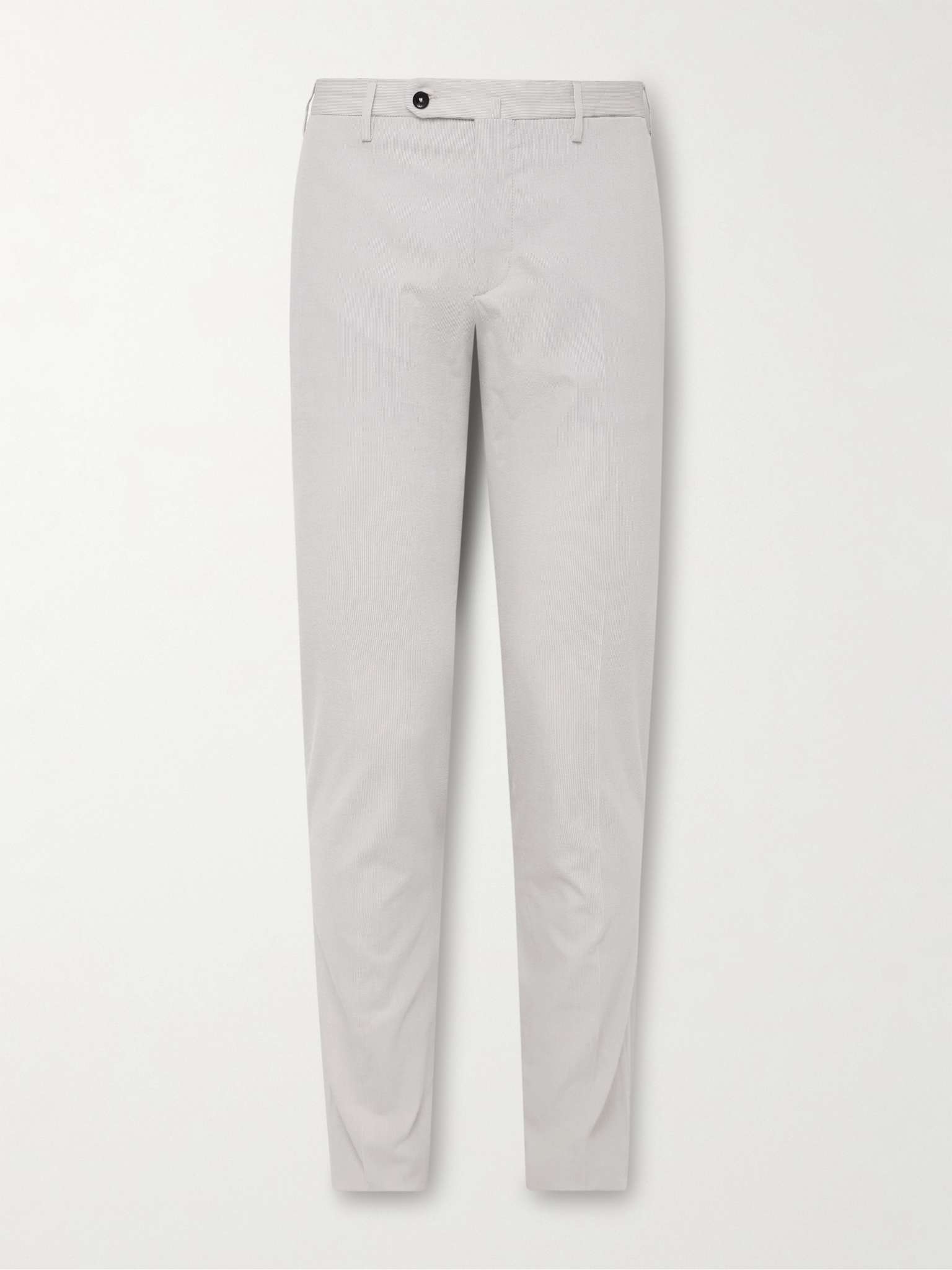 Venezia 1951 Slim-Fit Pinstriped Cotton-Blend Seersucker Trousers | INCOTEX | 미스터포터