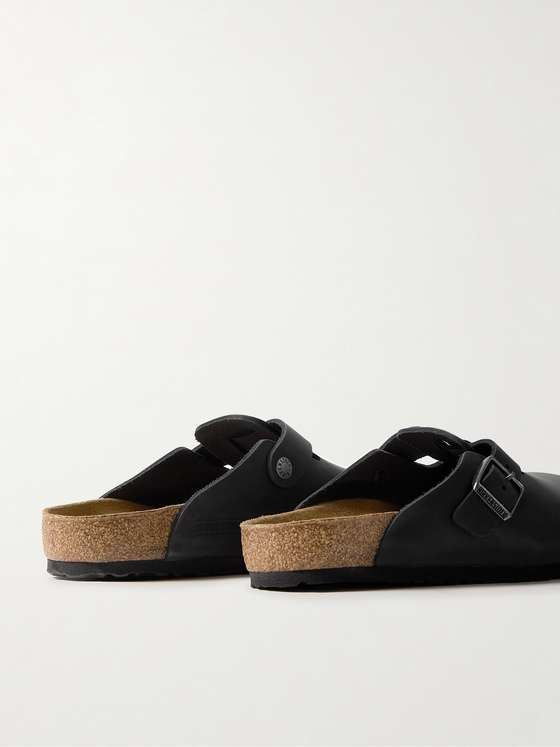 BIRKENSTOCK Boston Oiled-Leather Clogs for Men | MR PORTER