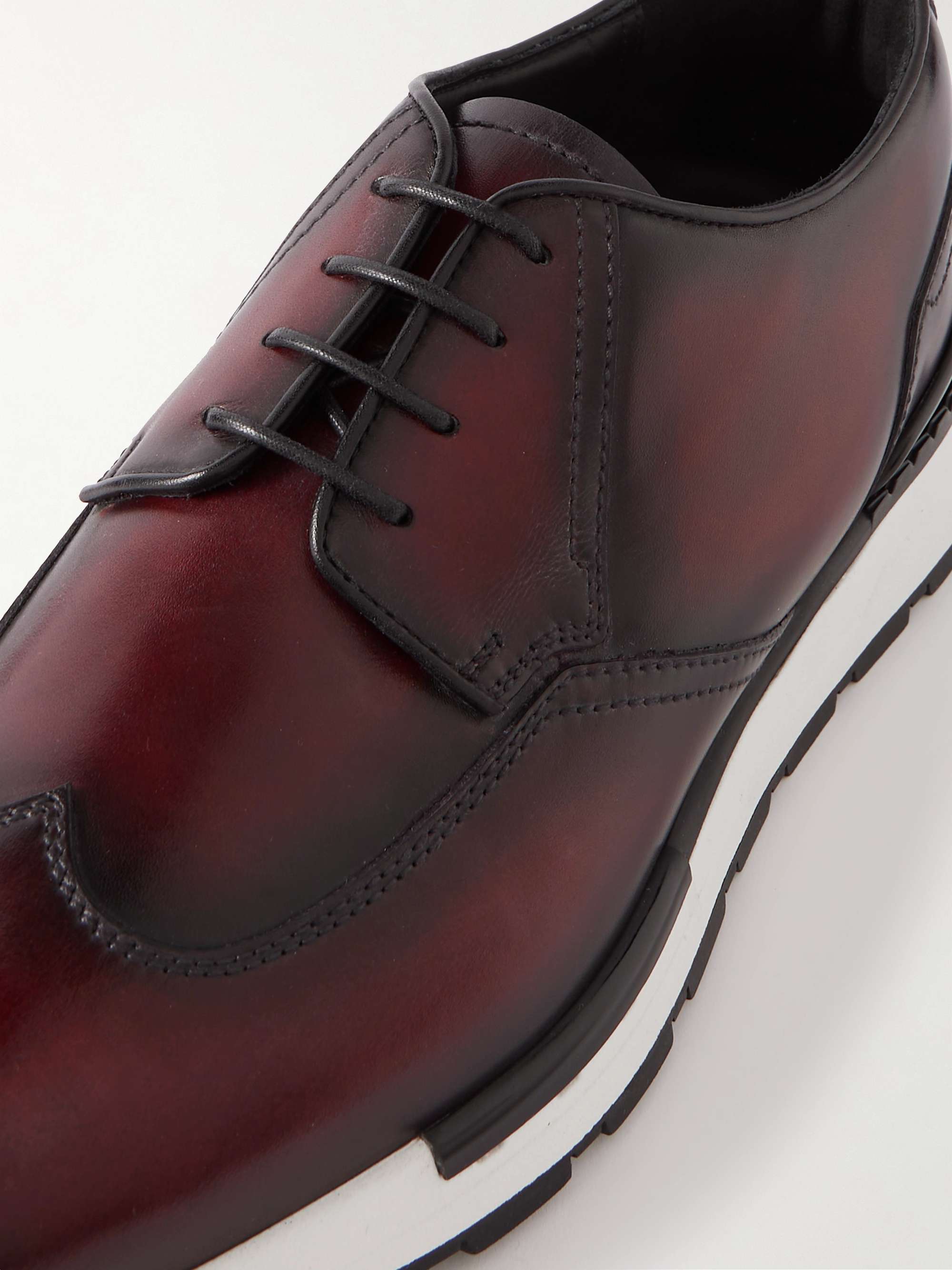 BERLUTI Venezia Leather Sneakers for Men | MR PORTER