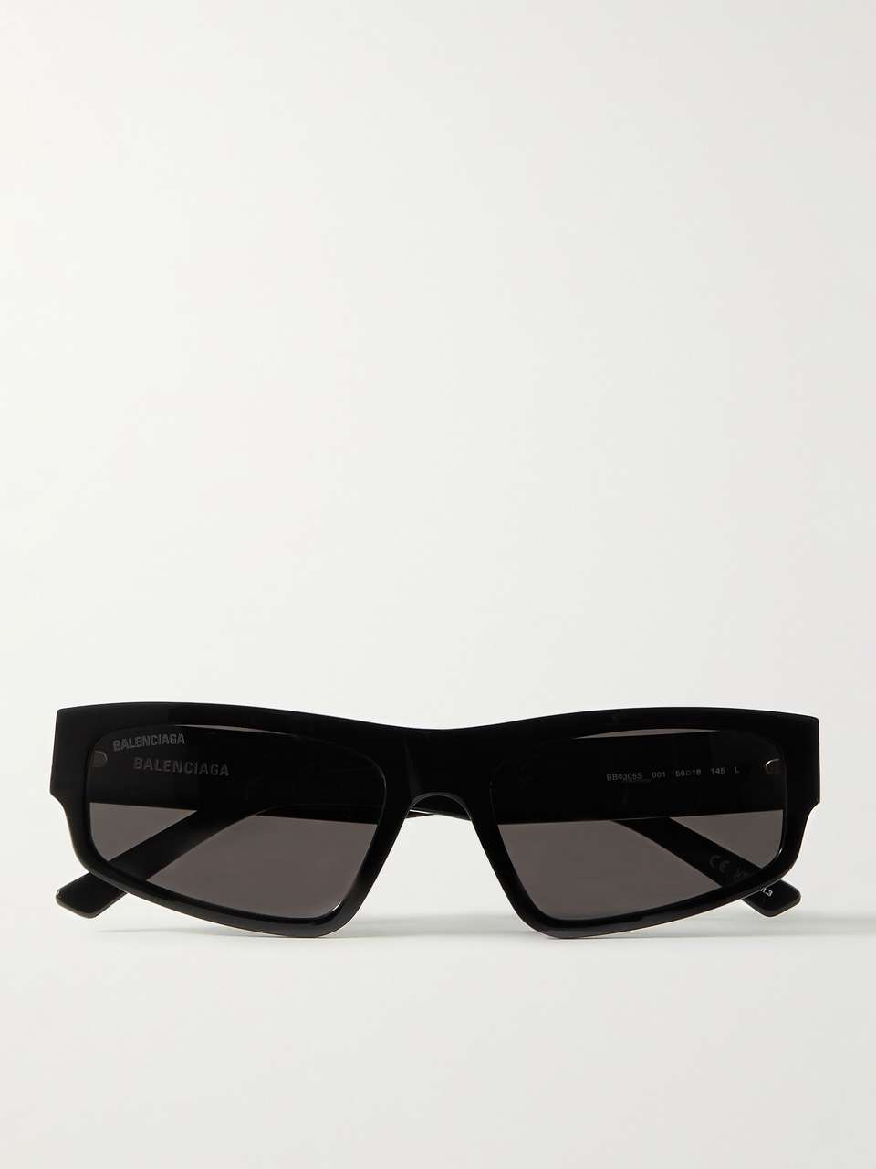Black Rectangular-Frame Acetate Sunglasses | BALENCIAGA EYEWEAR | MR PORTER