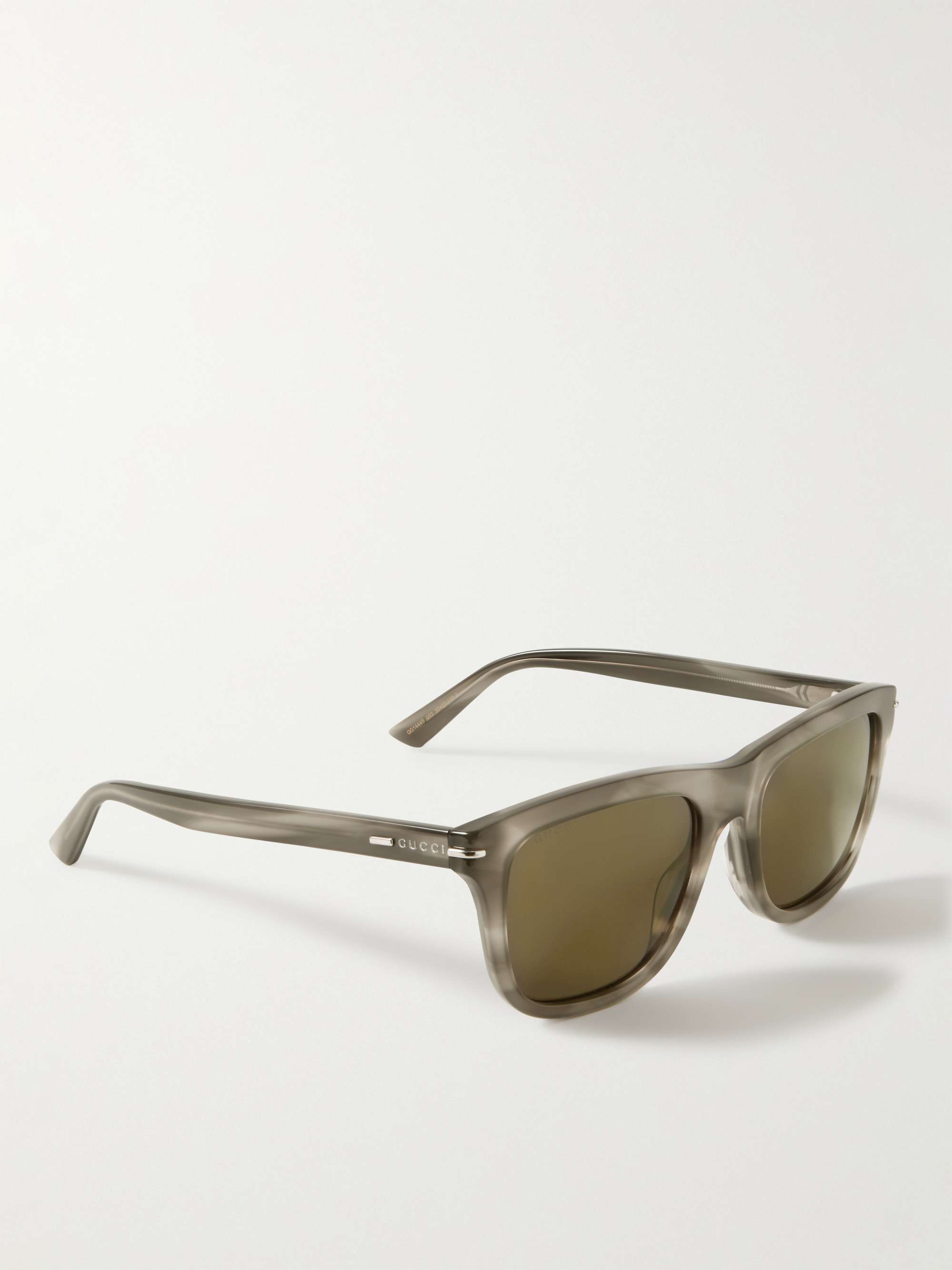 GUCCI EYEWEAR D-Frame Recycled-Acetate Sunglasses for Men | MR PORTER