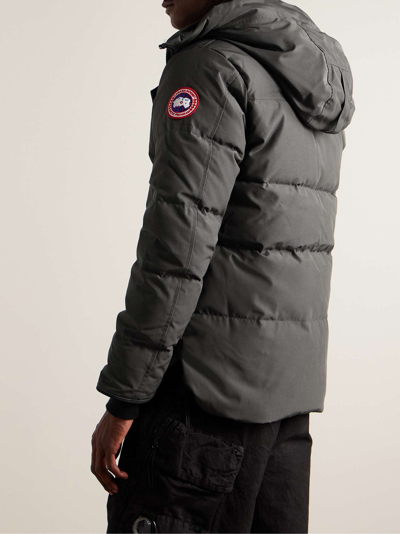 CANADA GOOSE Macmillan Logo-Appliquéd Quilted Arctic Tech® Hooded Down ...