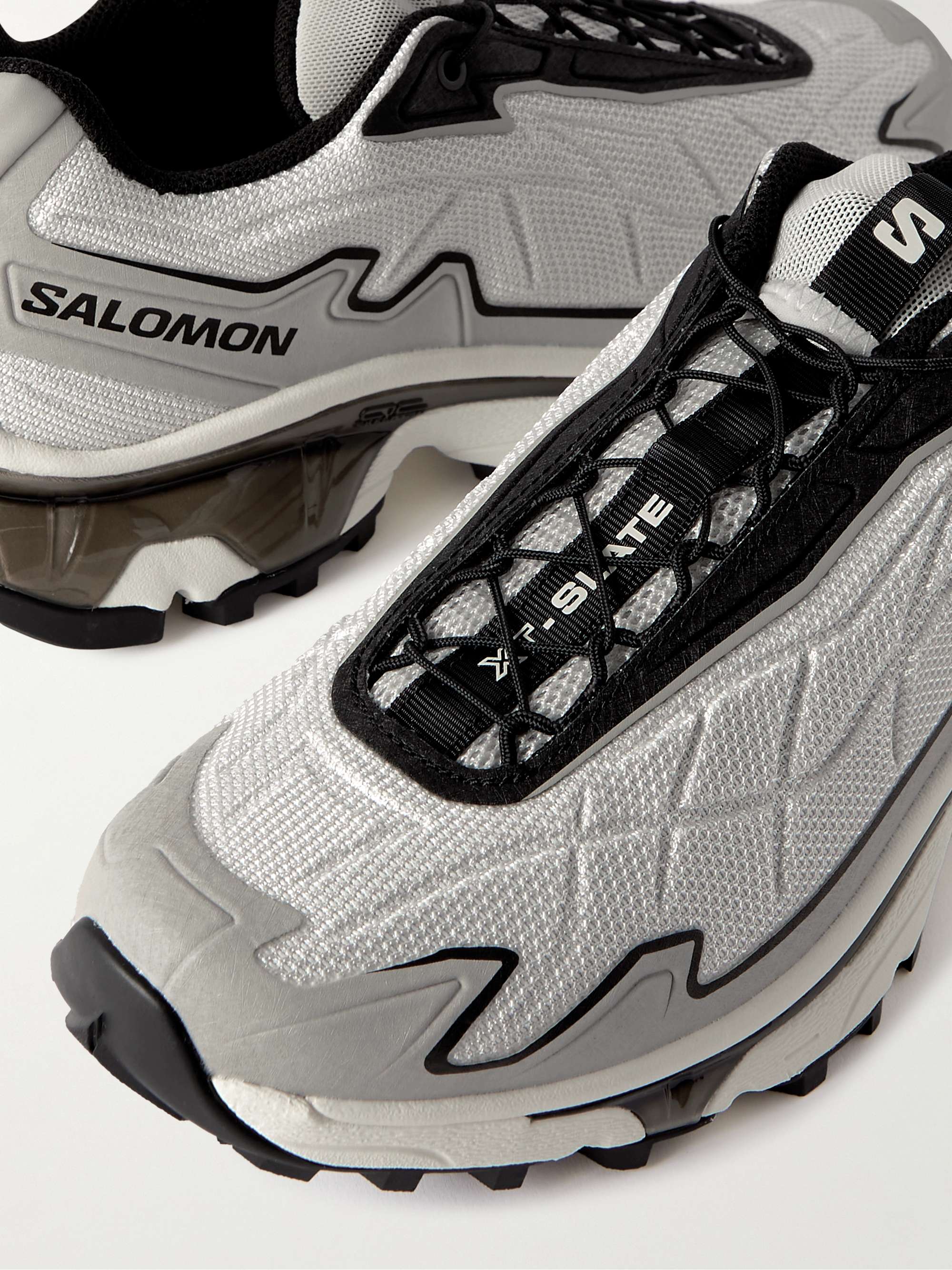 Gray XT-Slate Advanced Rubber-Trimmed Mesh Sneakers | SALOMON | MR PORTER