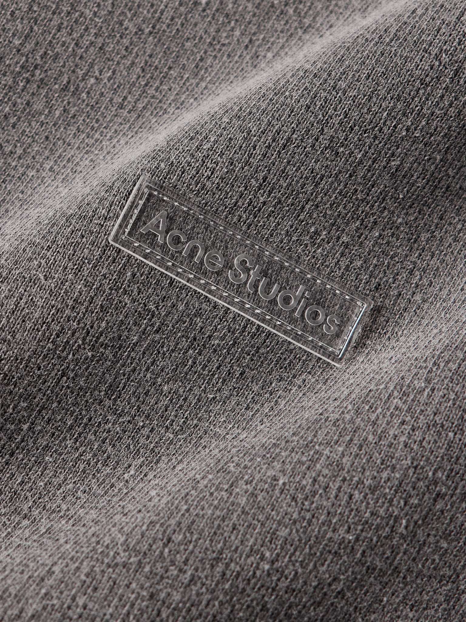 ACNE STUDIOS Fester U Garment-Dyed Cotton-Jersey Sweatshirt for Men ...
