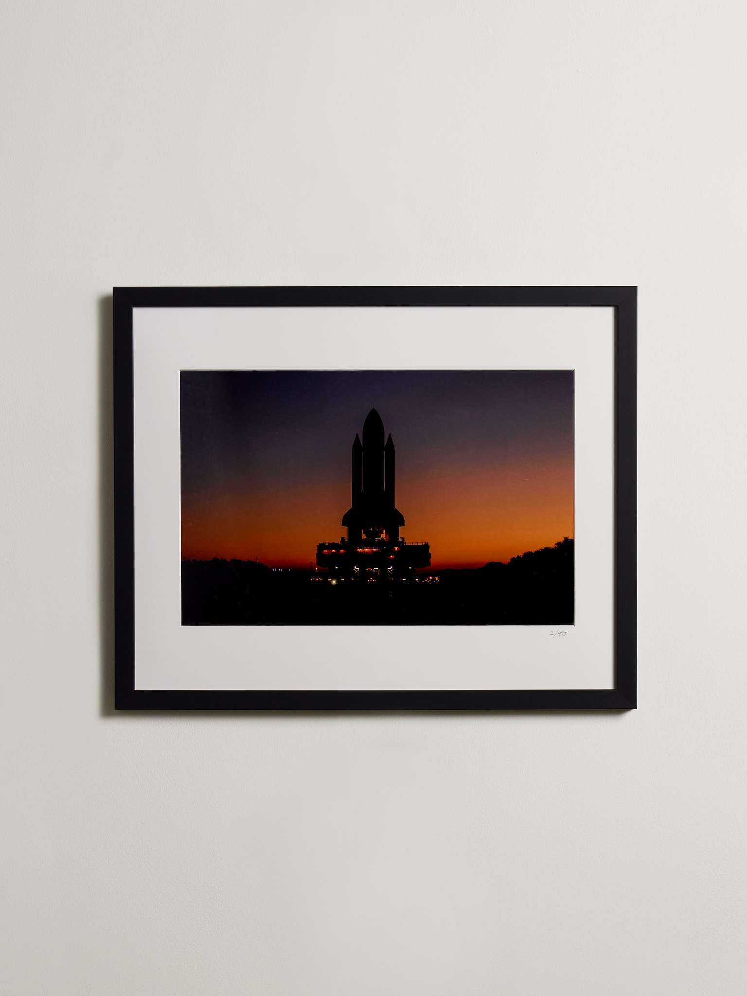 SONIC EDITIONS Framed 1985 Space Shuttle Atlantis Print, 16" x 20" for ...