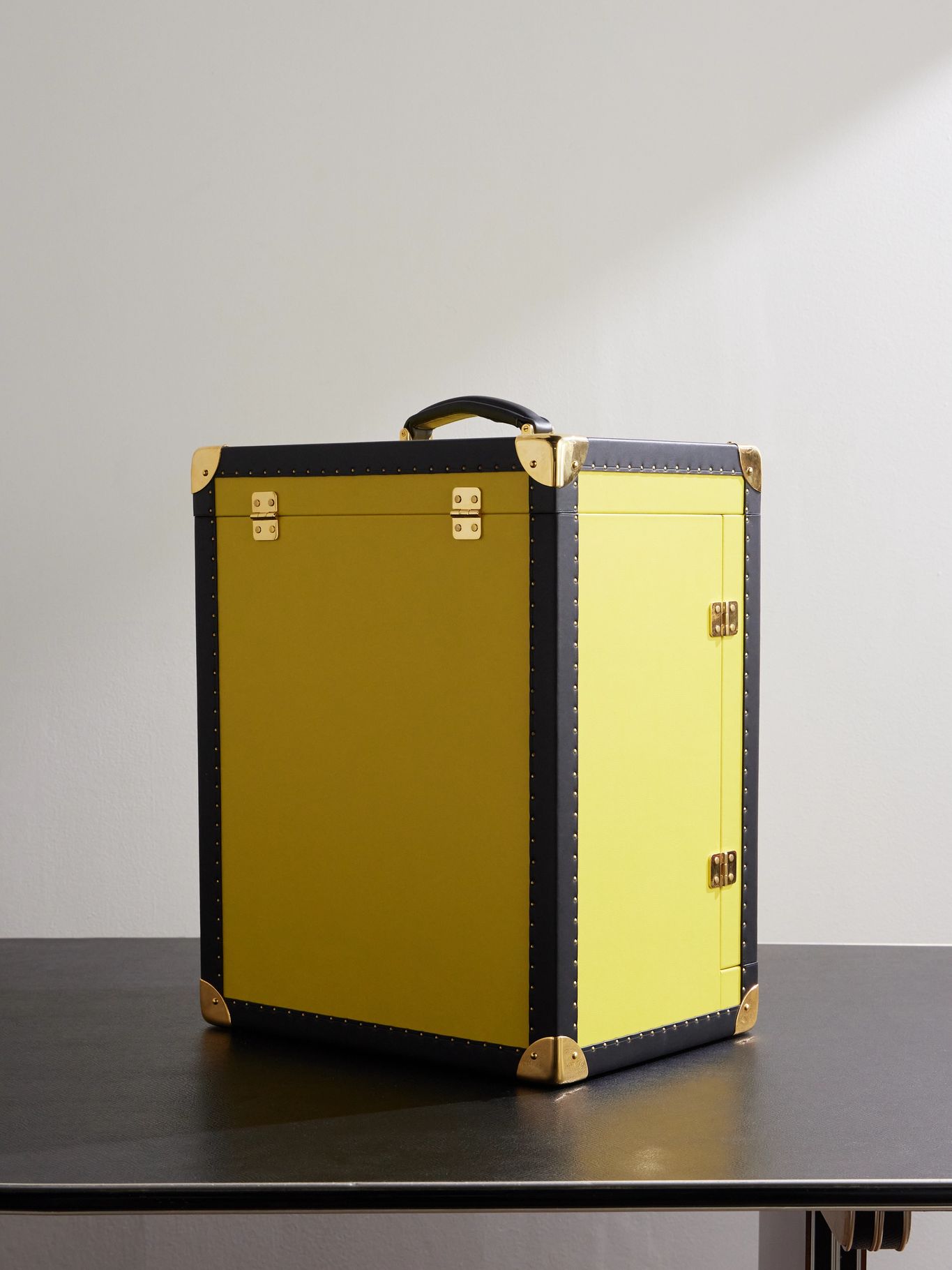 RAPPORT LONDON Cambridge Leather Champagne Trunk for Men | MR PORTER