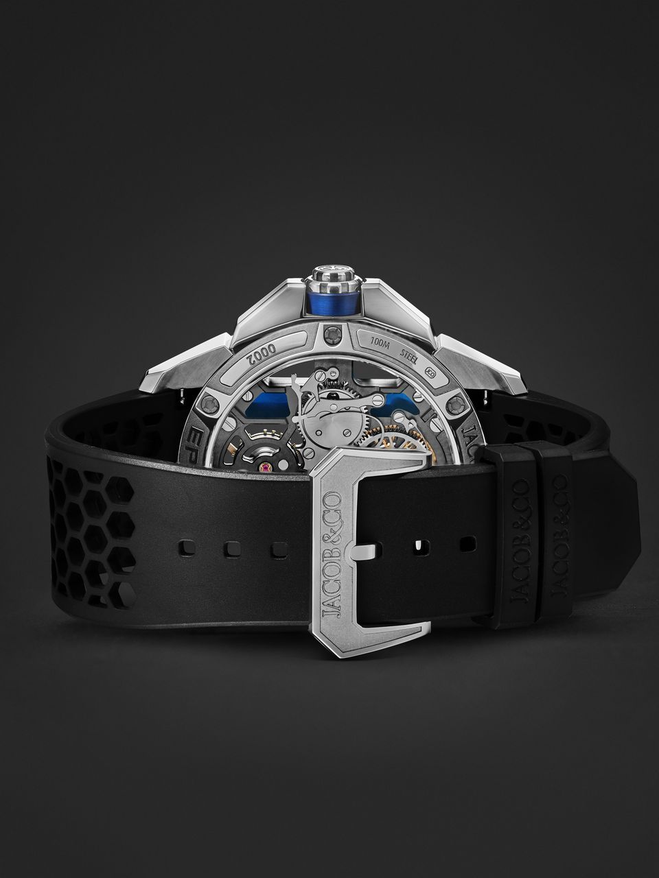 JACOB & CO. Epic X Limited Edition Hand-Wound Skeleton Chronograph 44mm ...