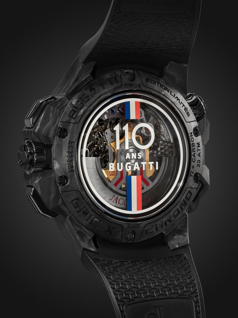 JACOB & CO. + Bugatti Epic X Limited Edition Automatic Chronograph 47mm ...