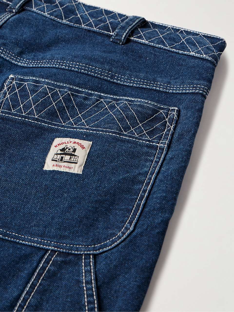 BODE Knolly Brook Straight-Leg Embroidered Jeans for Men | MR PORTER